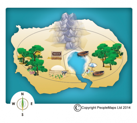 map-with-copyright2-no flags | Online Psychometric Personality Testing ...