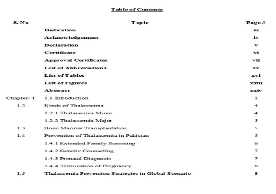 table of contents sample 1 | Online Psychometric Personality Testing ...
